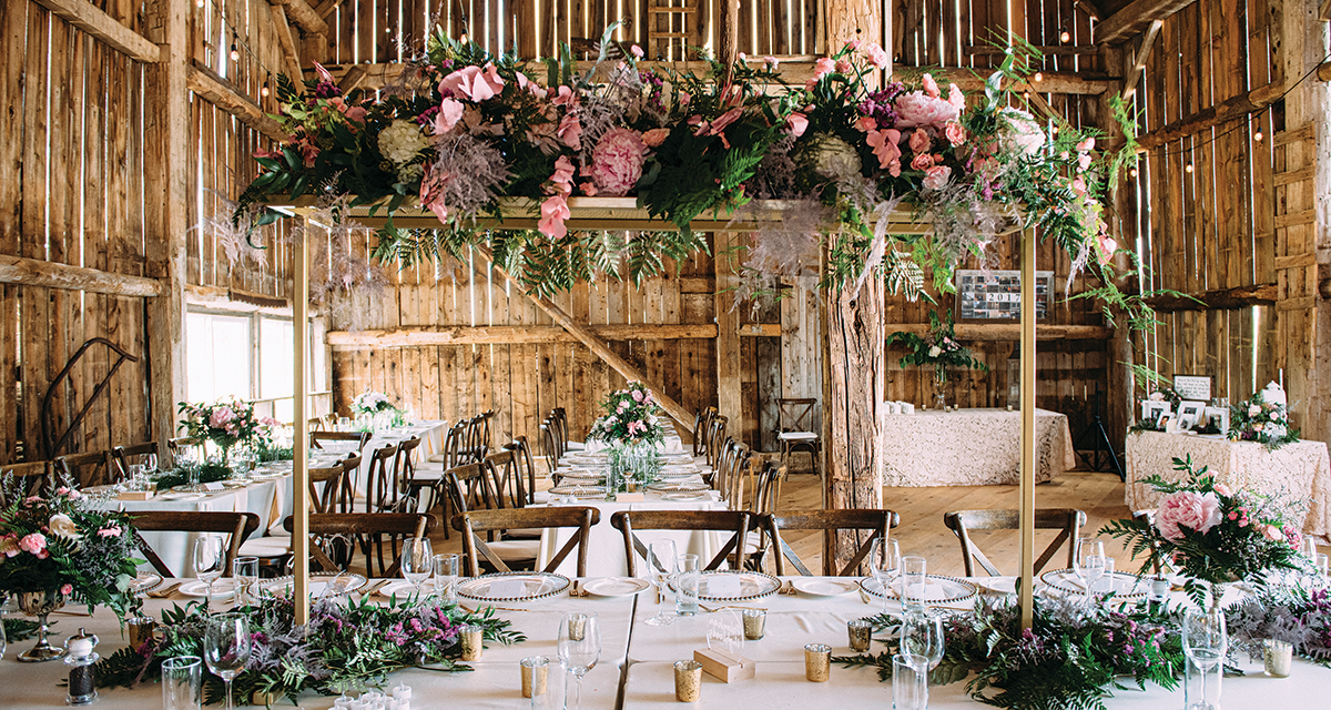 From century-old barn to soft, romantic space for a Picture-Perfect ...